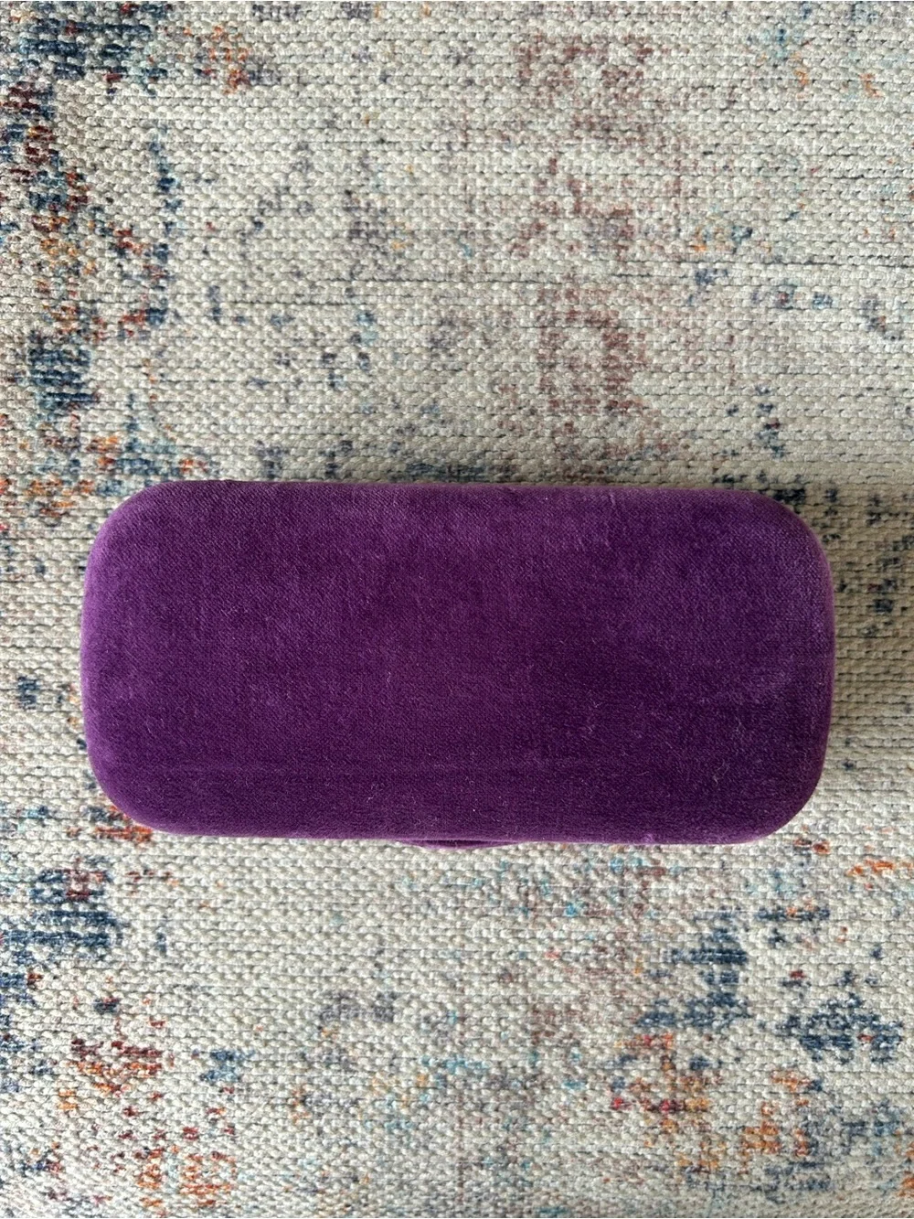 Gucci | Accessories | Gucci Purple Velvet Hard Clamshell ...